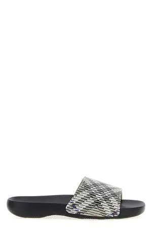 Burberry Dive Check' Sandals - Multi