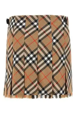 Burberry Check Kilt' Skirt