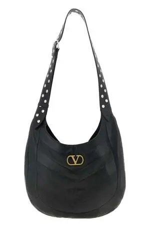 Valentino Garavani Hoboho' Medium Shoulder Bag - Black