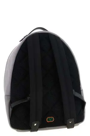 Valentino Garavani Stud Up' Grey Backpack