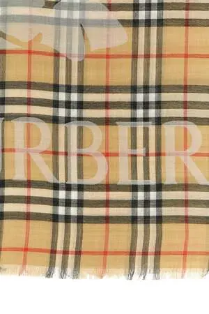 Burberry Scarf With Fringed Edges