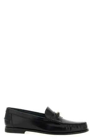 TOD'S T Timeless Leather Loafer - Black