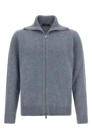 ZANONE Virgin Wool Cardigan - Blue