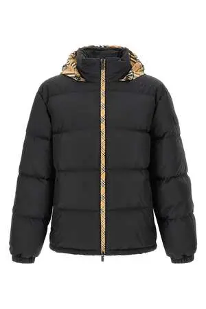 Burberry The 'snowdon' Puffer Jacket - Black