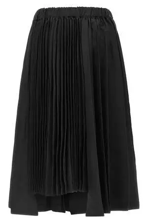 Comme Des Garçons Asymmetric Pleated Skirt