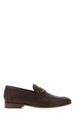Valentino Garavani Vlogo Signature' Loafers - Brown