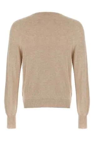 MA'RY'YA Crewneck Sweater With Side Slits