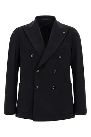Tagliatore Montecarlo Double-breasted Blazer - Black