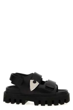 Alexander McQueen S. Rubber' Sandal - Black