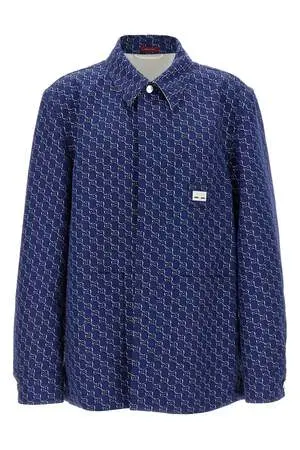 Gucci Casual Jacket 'gg Shadow - Blue