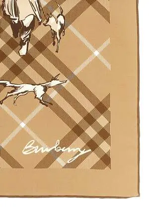 Burberry Check Mates Silk Scarf
