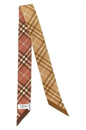 Burberry Reversible Thin Silk Scarf
