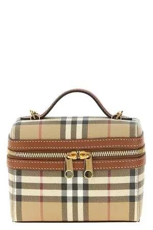Burberry Mini 'vanity' Crossbody Bag - Beige