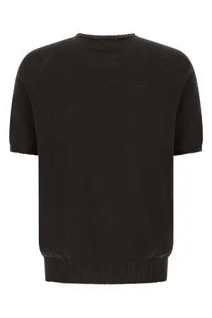 MA'RY'YA Short-sleeved Sweater With Raglan Sleeves
