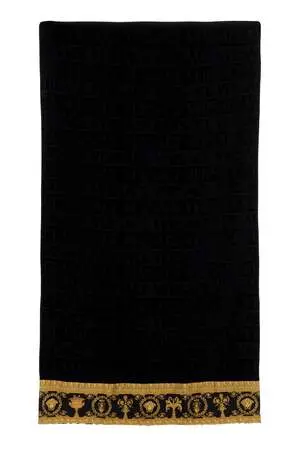 Versace Towel Set With Barocco Print
