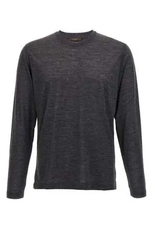 ZANONE T-shirt 'light Wool - Gray