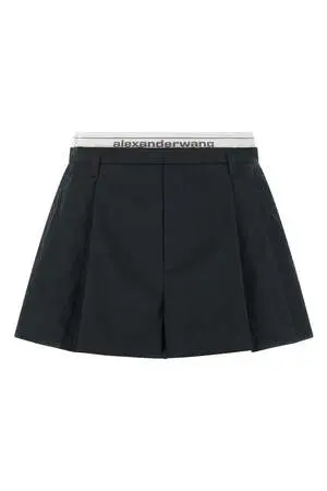 Alexander Wang Tailored Shorts With Logo Waistband