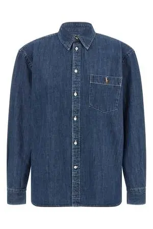 POLO RALPH LAUREN Denim Shirt With Embroidered Logo
