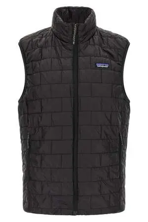 Patagonia Gilet With Brick Quilting - Black