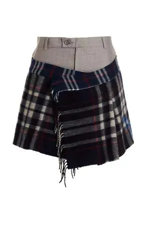 1/OFF PARIS Mini Skirt With Sartorial Details