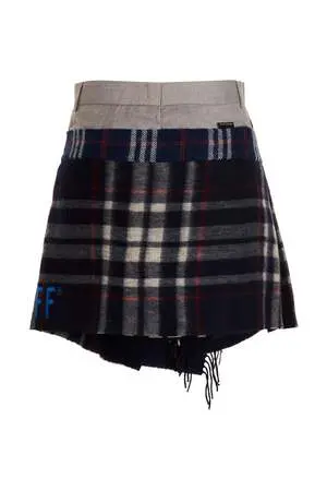 1/OFF PARIS Mini Skirt With Sartorial Details