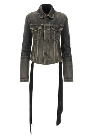 Balenciaga Jacket 'lace-up - Gray
