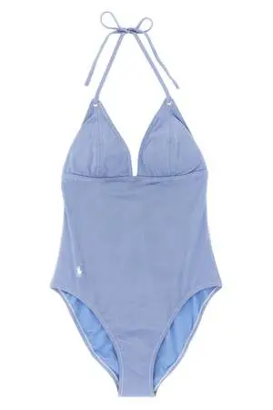Polo Ralph Lauren Polo One-piece Swimsuit - Light Blue