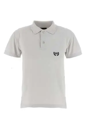 Balenciaga Polo 's/s Fitted Polo - Gray