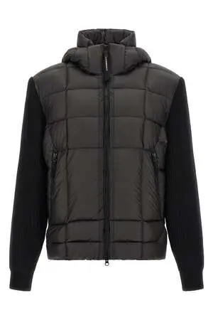 C.P. COMPANY C. P. Company Hybrid Cardigan - Black