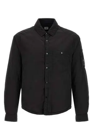 C.P. COMPANY C. P. Company Overshirt 'chrome-r Padded Button - Black