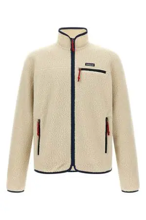 Patagonia Retro' Fleece Jacket In /blue - Beige