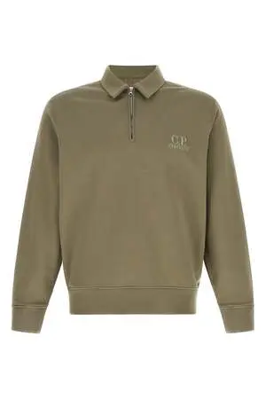 C.P. COMPANY C. P. Company Grey Cotton Fleece Sweatshirt - Gray