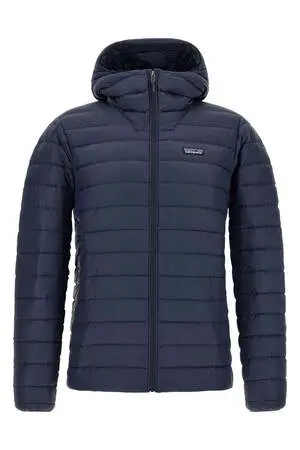 Patagonia Puffer Jacket Logo Patch Detail - Blue