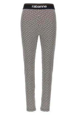 Rabanne Leggings 'pantalon Jacquard Monogram - Multi