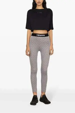 Rabanne Leggings 'pantalon Jacquard Monogram