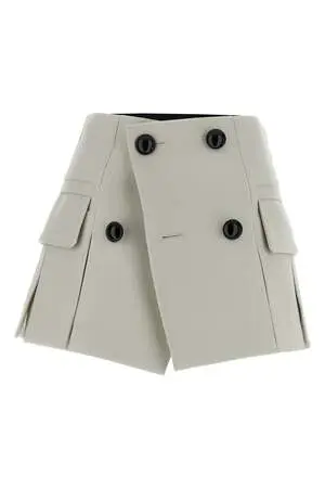 Sacai Wool Melton' Shorts
