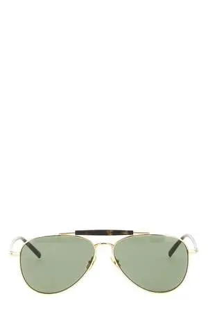 Saint Laurent Aviator Sunglasses With Double Bridge - Multi