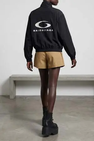 Balenciaga Track Jacket With Embroidered Logo
