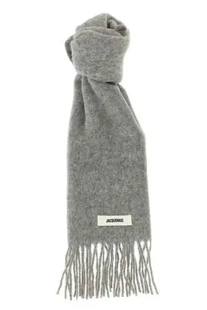Jacquemus L'echarpe Carro' Scarf - Gray