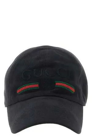 Gucci Web Interlocking G Baseball Cap