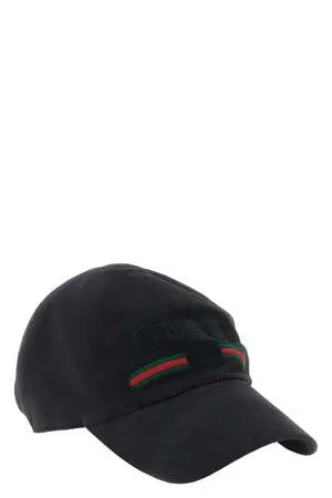 Gucci Web Interlocking G Baseball Cap