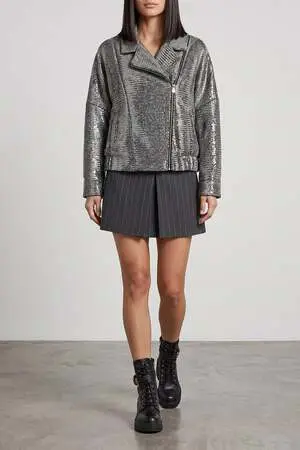 Pinko Sequin Caban