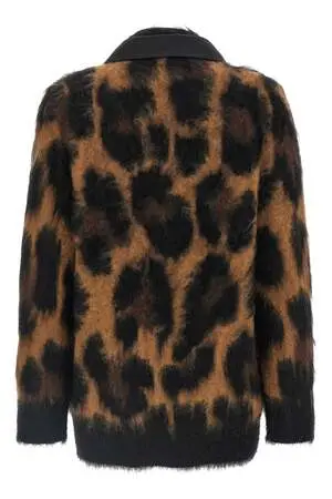 Sacai Cardigan With Double-breasted Insert