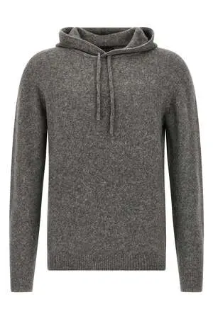 ROBERTO COLLINA Cappuccio Ml Swg' Sweater - Gray