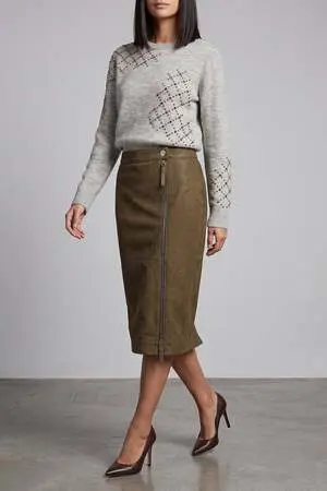 Pinko Embellished Knit Top