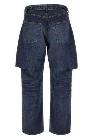 Sacai Denim Pants With Layered Detail