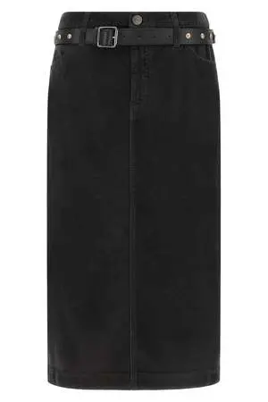 Pinko Corduroy Skirt - Black
