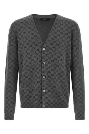 Gucci Gg Wool And Silk Cardigan