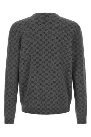 Gucci Gg Wool And Silk Cardigan