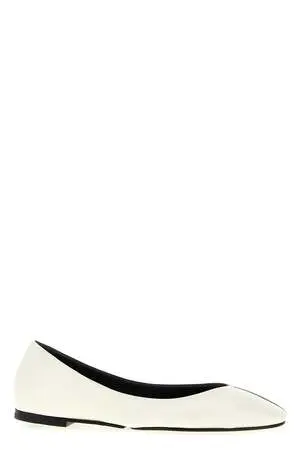 Jacquemus Les Ballerines Ovalo' Ballerinas - White/black